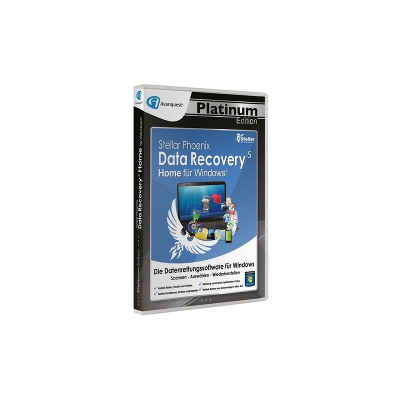 Stellar Phoenix Data Recovery 5 Win - Home Vollversion DVD-Box Platin