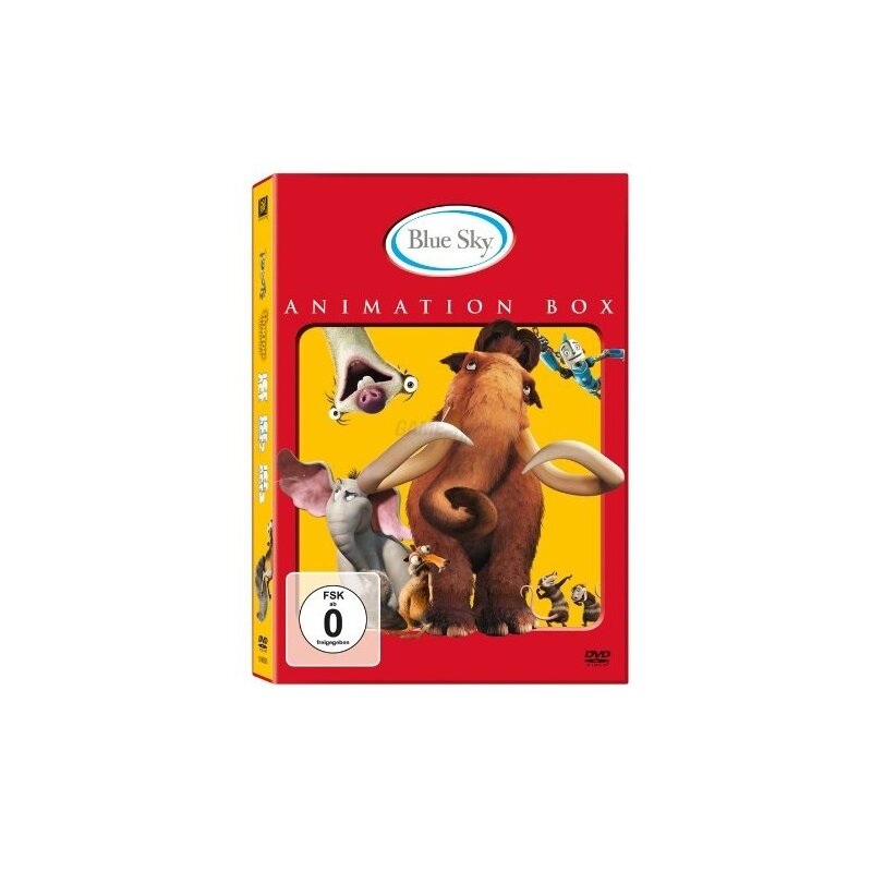 20th Century Fox Blue Sky Animation Box Ice Age 1-3, Robots, Horton h