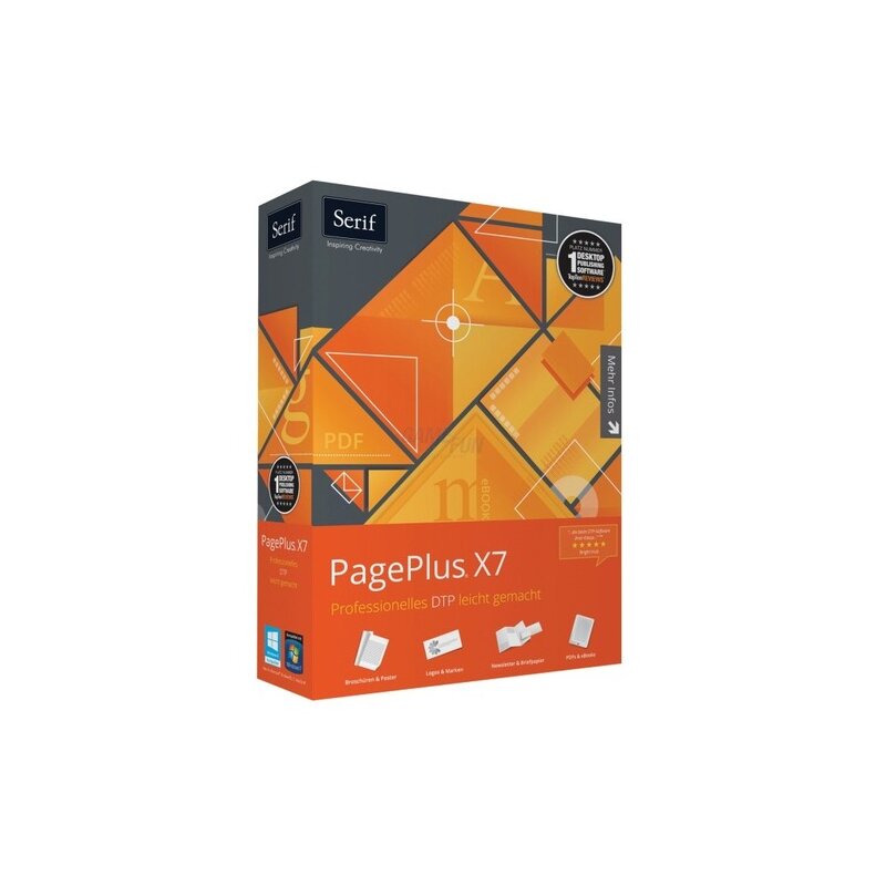 Serif PagePlus X7 1 PC Vollversion MiniBox - Game-and-Fun.de GmbH Sho